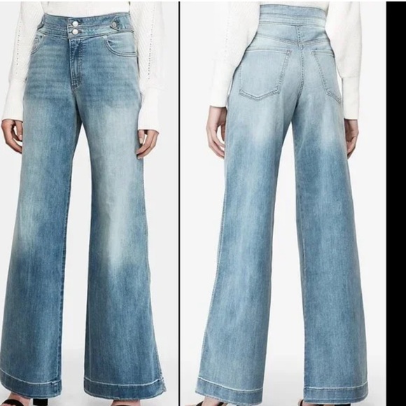 Express | Jeans | Express 7s Style Wide Leg High Rise Trouser Jeans ...